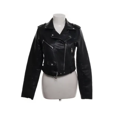Biker takki (Musta) kohteesta Stradivarius Polyuretaani