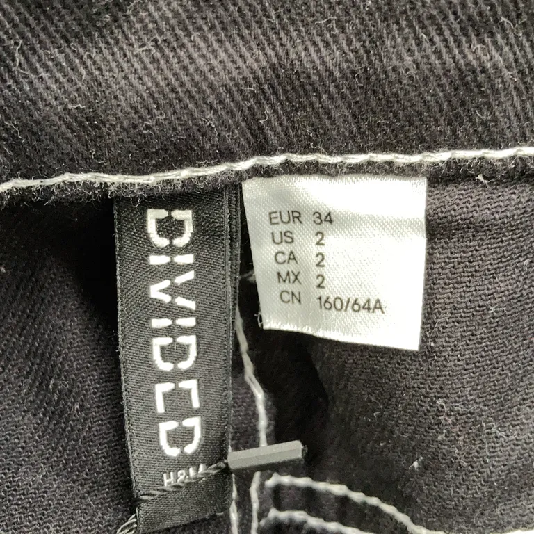 Cargohose (Schwarz) von Divided by H&M Baumwolle - Marke