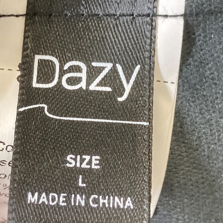 Rock (Schwarz) von Dazy Baumwolle, Polyester - Marke