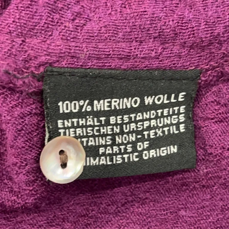 Kofta (Lila) från Himalaya Merinoull - Materialetikett