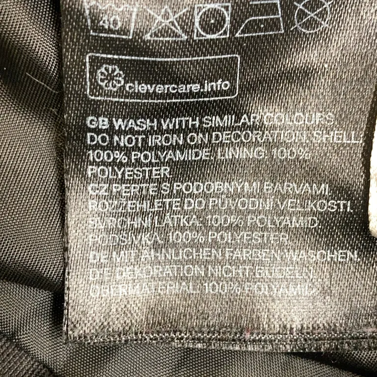 Överdragsbyxor (Svart) från H&M Polyamid, Polyester - Materialetikett